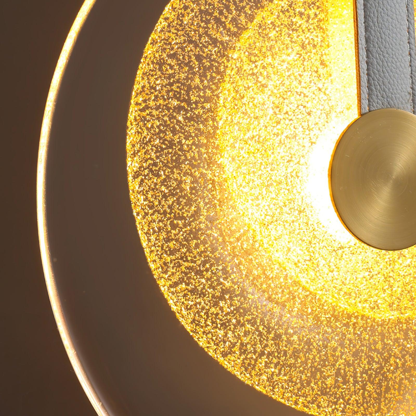 Frosted Gold Disc Pendant Light – HIOOZ