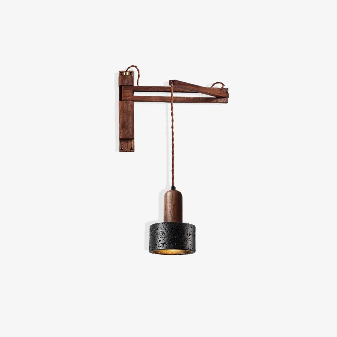 Lava Stone Swing Arm Wall Lamp – HIOOZ